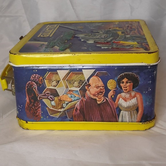 aladdin | Other | Vintage 978 Battlestar Galactica Metal Lunchbox Lunch ...